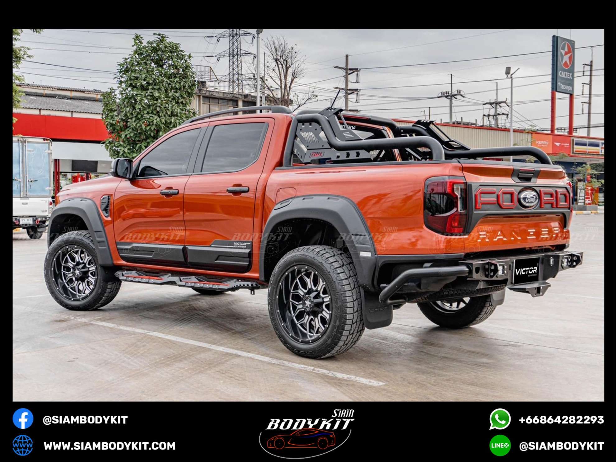 Victor Body kit for Ford Ranger 2022-2023 Next Gen Wildtrak (Matte ...