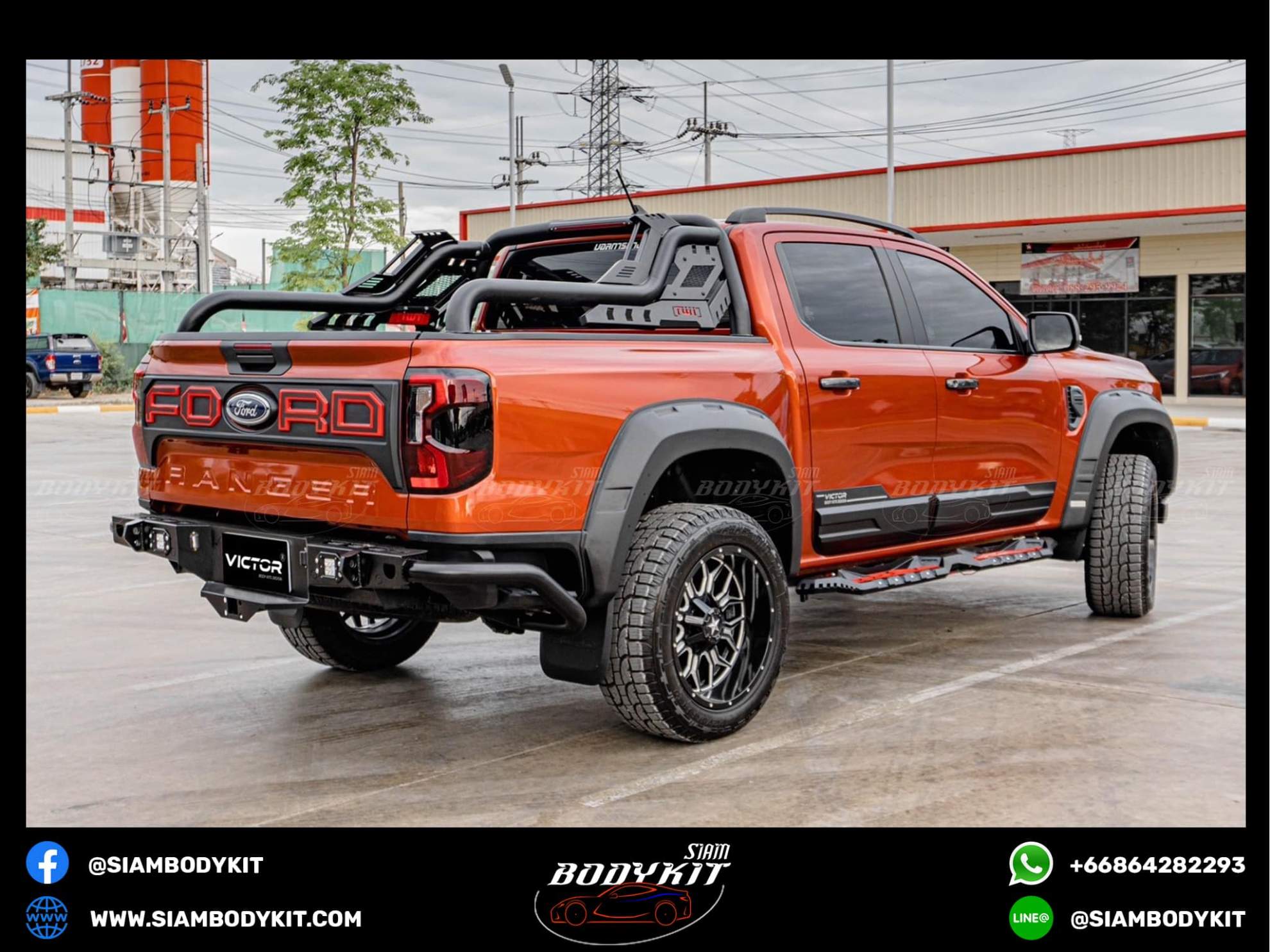 Victor Body kit for Ford Ranger 2022-2023 Next Gen Wildtrak (Matte ...